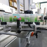 China Automatic Chemicals Bucket Sticker Applicator Machine Cleaning Agents Lubricants Labeling Machine for Bottles Buckets and Cans for sale