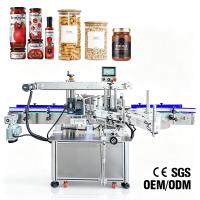 China High Accuracy Automatic Glass and Plastic Round Bottle Labeler Wine Juice and Beverage Labeling Machine for Bottles and Jars for sale
