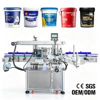 China YM610R Full Automatic Round Bottle Labeling Machine Buckets and Bottles Label Applicator Machine for sale