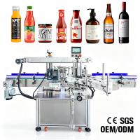 China Professional Factory Automatic Bottles Labeling Machine Wine and Honey Bottle Label Applicator Machine with OEM ODM Services for sale