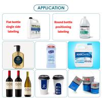 China High Accuracy Automatic Glass and Plastic Round Bottle Labeler Wine Juice and Beverage Labeling Machine for Bottles and Jars for sale
