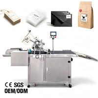 China High Accuracy Full Automatic Box Labeling Machine Tea Bags and Paper Boxes Flat Label Applicator Machine with Multifunction for sale