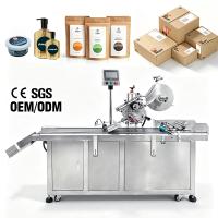 China Factory Direct YM210D Automatic Label Machine Flat Bottle Boxes and Bags Label Printer Sticker Machine for sale