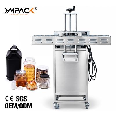 China Automatic Beverages and Cosmetics Glass Bottle Sealing Machine Cap Sealing Machine Plastic Bottle Induction Sealing Machine for sale