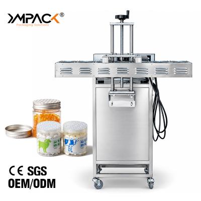China High Speed 85Pcs/min Automatic Induction Sealing Machine Cosmetic and Personal Care Bottle Cap Sealing Machine With OEM ODM Services for sale