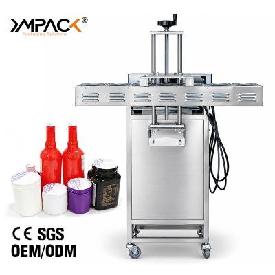 China LM2000 Bottle Cap Sealing Machine Full Automatic Aluminum Foil Induction Sealing Machine Honey Perfume Bottle Sealing Machine for sale