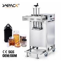 China Automatic PP PET Plastic Can Sealing Machine Induction Heat Sealing Machine Coffee Snacks Cup Sealing Machine for Production Line for sale