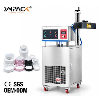 China High Efficiency LM3000 Aluminum Foil Induction Sealing Machine Full Automatic Can Sealing Machine for Plastic and Glass for sale