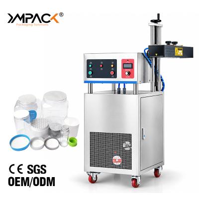 China LM3000 Full Automatic Water Cooling Induction Sealing Machine Bottle Cap Sealing Machine for Food Cosmetics and Beverages for sale