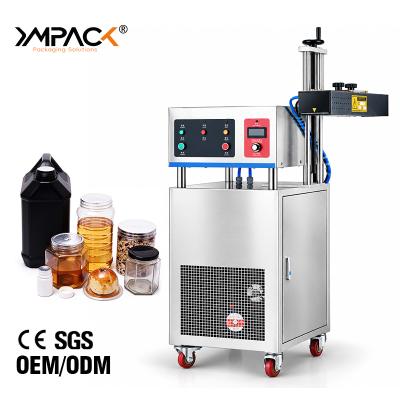 China Full Automatic LM3000 Aluminum Foil Sealing Machine Plastic Bottle Cap Sealing Machine Food and Beverage Induction Sealing Machine for sale