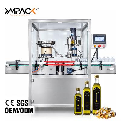 China RM100 Automatic Capping Machine ROPP Cap Screwing Machine Metal Bottle Cap Screw Capping Machine for Olive Oil and Wine for sale