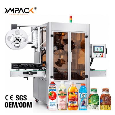 China High Speed 250Pcs/min Automatic Shrink Sleeve Label Machine Juices and Beverages Sleeve Shrink Labeling Machine for Bottle for sale