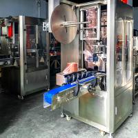 China High Speed 250Pcs/min Automatic Shrink Sleeve Label Machine Juices and Beverages Sleeve Shrink Labeling Machine for Bottle for sale