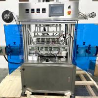 China Automatic Aluminum Foil Sealing Machine Plastic Bucket 1L 3L Sealing Machine Cream Nut Chocolate Paste Can Machine Sealing for sale