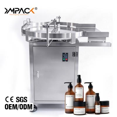 China Easy Operate 200Pcs/min Automatic Bottle Rotary Turntable Glass Bottle Turntable Essential Oils Body Wash Bottle Sorting Machine With OEM ODM Services for sale