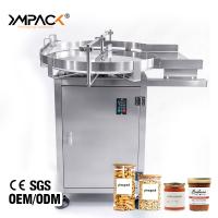 China High Quality Motorized Turntable Honey Peanut Butter Bottle Feeding Machine Glass Plastic Bottle Turntable for Packaging Machine for sale