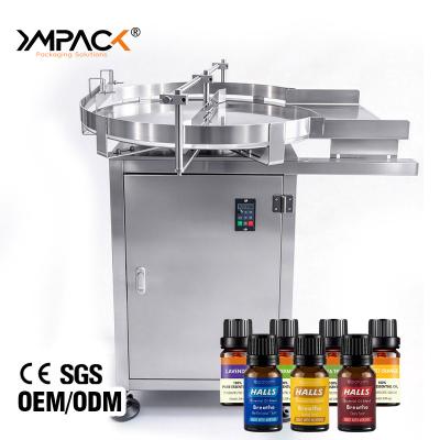 China Automatic Bottle Sorting Machine Metal Turntable Shampoo Lotion Bottle Accumulation Turntable for Packaging Line for sale