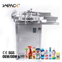 China Automatic Round Bottle Collection Turntable Multisize Bottle Turntable Glass and Plastic Bottle Juice Wine Bottle Feeding Machine for sale