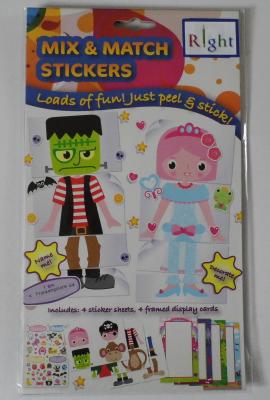 China mix and match stickers for sale