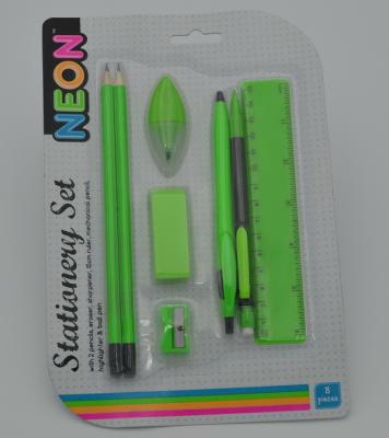 China neon stationery sets for sale
