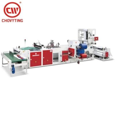 China Servo Motor Plastic Shopping Bag Making Machine 120pcs/min for sale