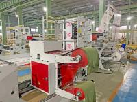China Servo Motor Plastic Shopping Bag Making Machine 120pcs/min for sale
