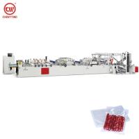 China Embossed PA PE Plastic Packing Bag Making Machine 40pcs/min for sale