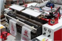 China Fast Food Delivery T Shirt Bag Making Machine 250pcs/Min , Eco Friendly Plastic Bags Making Machine for sale