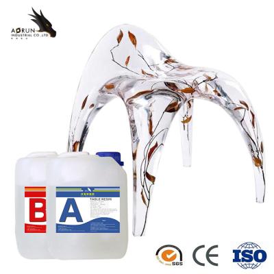 China No Bubble UV Resistant Epoxy Resin Good Toughness Softness For Marble Table Top for sale
