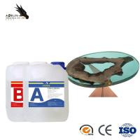 China Countertop Table Transparent Epoxy Resin Top Coating 100% Solids for sale