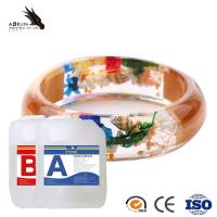 China AB Glue Surface Gloss Art Epoxy Resin High Hardness Self Leveling for sale