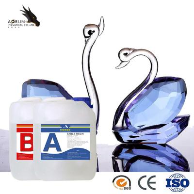 China Wood Tabletop Art Epoxy Resin Filler AB Fast Curing Clear Epoxy Resin for sale