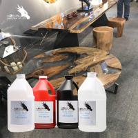 China Epoxy Resin 1:1 Crystal Epoxy Resin Glue Clear Wood Table Top Countertop Coating for sale