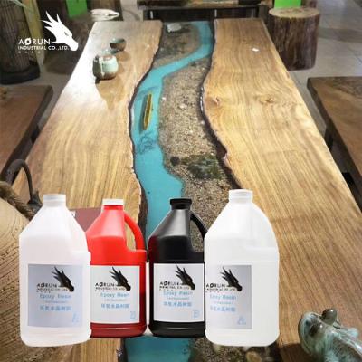 China Epoxy Resin Kit Coating Wood Art Work Gloss Epoxy Countertops DIY Table Top for sale