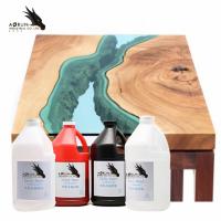 China Epoxy Resin Kit Coating Wood Art Work Gloss Epoxy Countertops DIY Table Top for sale