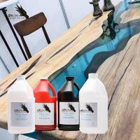 China Crystal Clear Bar Table Top Epoxy Resin Coating Art  Gloss Epoxy Countertops DIY for sale