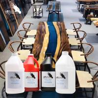 China Mixing Ratio 1:1 Epoxy Resin AB Glue For Wood Table And Crafts DIY Countertops Making for sale