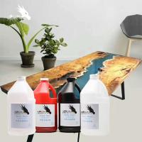 China Organic 1:1 AB Countertop Epoxy Resin Coating Colorless Bright In Surface for sale