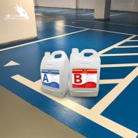 China VOC Free Eco Friendly Epoxy Resin Coating Concrete Garage Floor Painting for sale