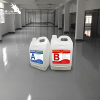 China Odorless Liquid Glass Deep Pour Epoxy Floor Paint 3D Floor Sticker Epoxy Floor Resin for sale