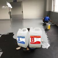 China 3:1 AB Liquid Glass Casting Resin 3D Floor Sticker Clear Colorless for sale