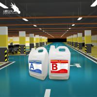 China AB 2:1 Glossy Epoxy Floor Resin Liquid Coating Water Based Epoxy Paint for sale
