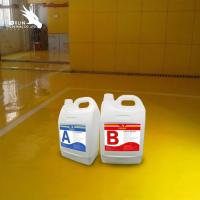 China Wood Coating Epoxy Floor Resin Adhesive Solvent Free 3D Floor Coating Painting for sale