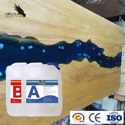 China Crystal Clear Art Epoxy Resin For Anti Dust Concrete Floor Insulation for sale