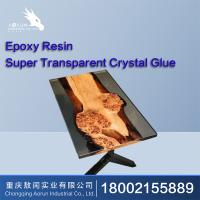 China Crystal Clear Epoxy Resin Table Art Hardener Wood AB Glue for sale