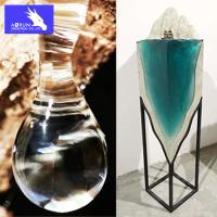 China Crystal Clear Art Epoxy Resin Table Transparent Liquid Low Viscosity for sale