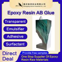 China Crystal Clear Art Epoxy Resin Table Transparent Liquid Low Viscosity for sale