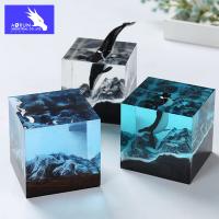 China Liquid Epoxy Resin AB Glue DIY Handmade High Transparent for sale
