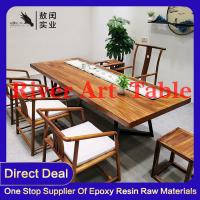 China No Bubbles Epoxy Resin Ab Glue DIY River Table For Craft Jewelry Coating Casting for sale