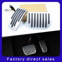 China Accessories Aluminum Alloy Accelerator Brake Rest Pedal Car Foot Pedal Pads For Tesla Model 3 Model Y for sale